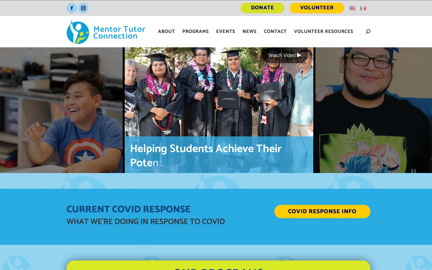 Mentor Tutor Connection - Wonderboy Websites